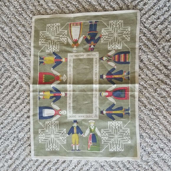 Dining | Vintage Linen Swedish Table Place Mat | Poshmark